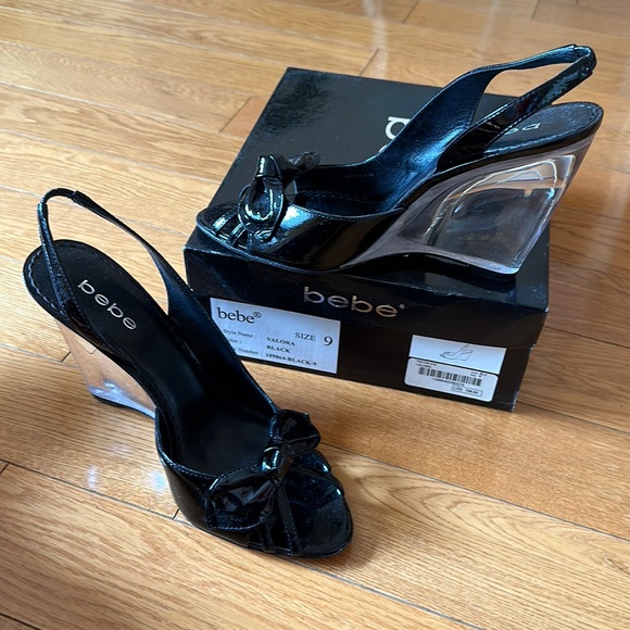 bebe | Shoes | Bebe Valora Wedge | Poshmark
